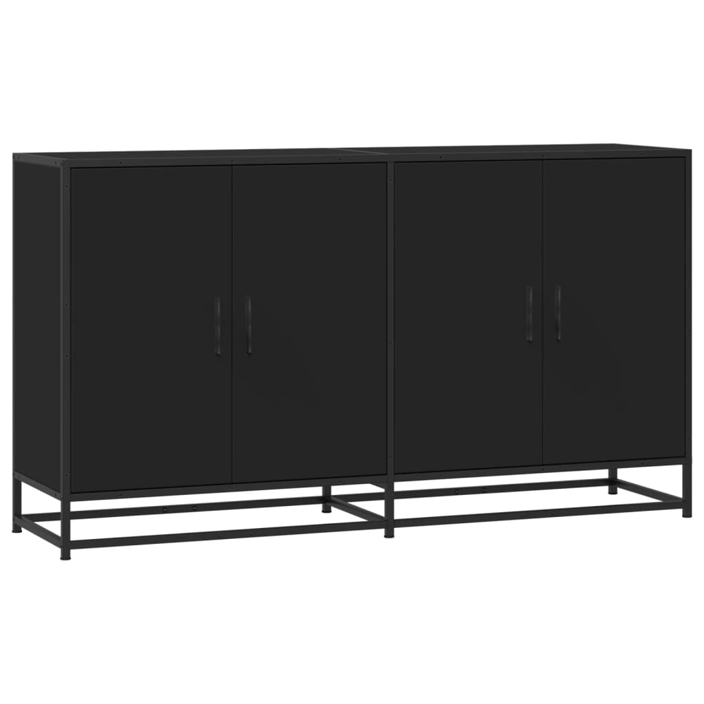 vidaXL Senkki musta 134x35x76 cm tekninen puu | vidaXL.fi